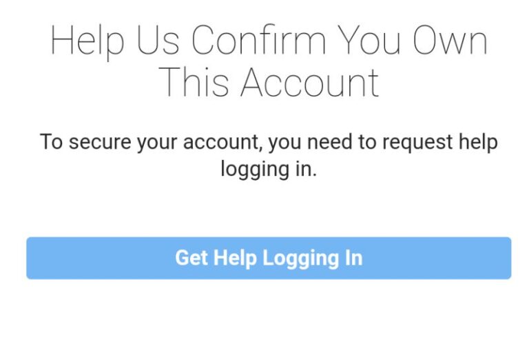 Fix: Instagram stuck on 'Help us confirm you own this account ...