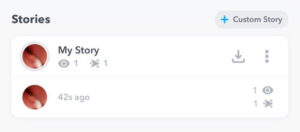 What does White arrow on Snapchat mean on your story? - Android Nature